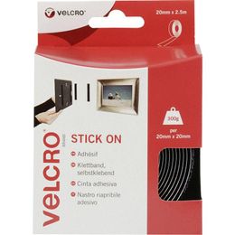 VEL-EC60215 Klettband zum Aufkleben Haft- und Flauschteil (l x b) 2500 mm x 20 mm Schwarz 2. - Velcro