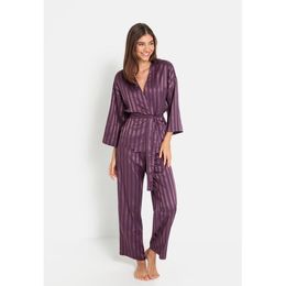 LSCN BY LASCANA Pyjama violett Gr. 32 für Damen. Loose Fit