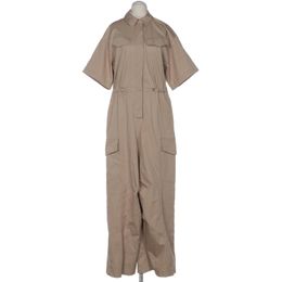 Zara Damen Jumpsuit/Overall, beige, Gr. 34