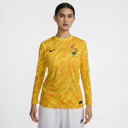 FFF 2024 Stadium Goalkeeper Nike Replika Fußballtrikot mit Dri-FIT-Technologie für Damen - Gelb