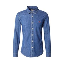 Levi's LEVI'S Hemd 'Battery Housemark Slim Fit Shirt' Herren Größe L blue denim / rot