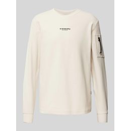 G-Star Raw Strickpullover mit Label-Schriftzug Modell 'tweeter'