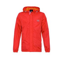 Daniel Hills &Uuml;bergangsjacke Herren Gr&ouml;&szlig;e M grau / orange / wei&szlig;