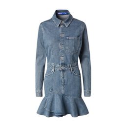 KARL LAGERFELD JEANS Kleid Damen Gr&ouml;&szlig;e 36 blue denim Winterkleid