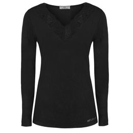 Influencer Shirt Damen Gr&ouml;&szlig;e XS schwarz / silber