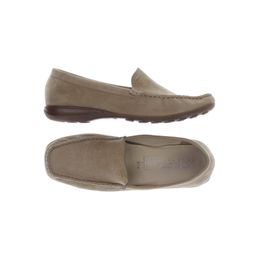 Geox Damen Halbschuh, beige, Gr. 37.5