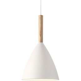 Pendelleuchte design for the people "Pure 20" Lampen Gr. Ø 20 cm Höhe: 35 cm, braun (holzfarben, weiß) Pendelleuchten und Hängeleuchten Hängeleuchte, Hängelampe