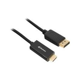 Sharkoon Adapterkabel Displayport 1.2 > HDMI 4K schwarz, 2 Meter
