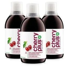 Cherry PLUS US-Montmorency-Sauerkirsch-Konzentrat 3X500 ml