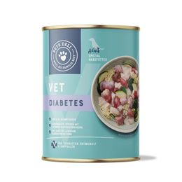 Pets Deli Nassfutter VET Diabetes für Hunde - 400g / 6er Pack