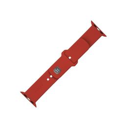 FIXED Silicone Strap SET Apple Watch 42/44/45mm Red