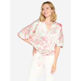 LolaLiza Bluse Damen Gr&ouml;&szlig;e M gr&uuml;n / pink