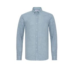 Moxx Paris Hemd Herren Größe XL grün / weiß