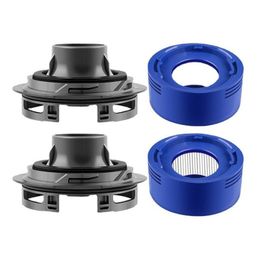 4-teiliges Motor-Hinterabdeckungs- und Heckfilter-Set für Dyson V7 V8 Staubsauger-Zubehör