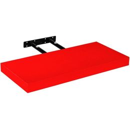 Wandboard Wandregal Volato, Länge 110 cm, Rot - stilista