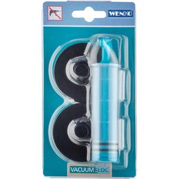 Wenko - Eckregal 2 Etagen Classic Plus Black mit Vacuum-Loc® Adapter, Befestigen ohne bohren, Schwarz, Stahl schwarz, Kunststoff schwarz - schwarz