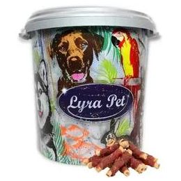 5 kg LYRA PET® Kaurollen mit Entenbrust natur in 30 L Tonne