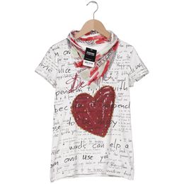 Desigual Damen T-Shirt, weiß, Gr. 36