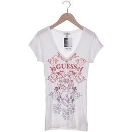 Guess Damen T-Shirt, weiß, Gr. 32