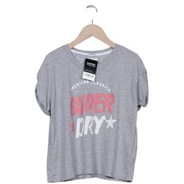 Superdry Damen T-Shirt, grau, Gr. 38