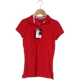 Tommy Hilfiger Damen Poloshirt, rot, Gr. 34