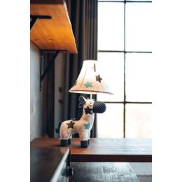 LED Tischleuchte HAPPY LAMPS FOR SMILING EYES "Finn das Pferd" Lampen Gr. Höhe: 47 cm, bunt (weiß, blau, türkis und rosa) Hochwertig, Einzigartig, Zertifiziert, Nachhaltig