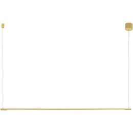 LED-Hängeleuchte NOVA LUCE "ELETTRA" Lampen Gr. 1 flammig, Ø 1,50 cm Höhe: 150 cm, 1 St., goldfarben (gold) Pendelleuchten und Hängeleuchten