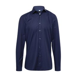 OLYMP Button Up Shirt male size XL Dark blue
