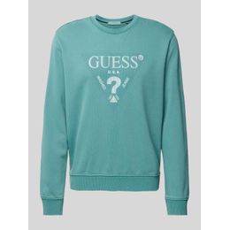 Guess Sweatshirt mit Label-Print Modell 'TREATED'