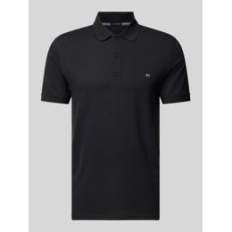 Christian Berg Poloshirt mit Label-Detail