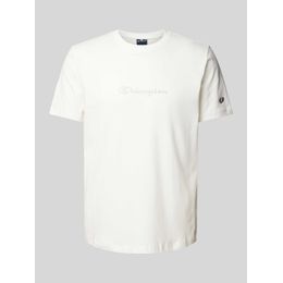 Champion Oversized T-Shirt mit Label-Print