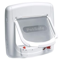 PetSafe Katzenklappe 4-Wege Magnetisch Deluxe 400 Weiß 5005