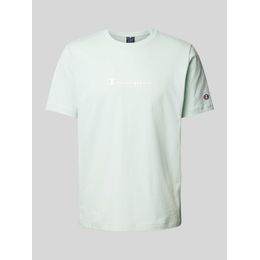 Champion Oversized T-Shirt mit Label-Print