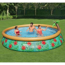 Bestway Fast Set Aufblasbares Pool-Set Paradise Palms 457x84 cm 92846