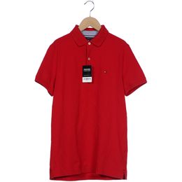 Tommy Hilfiger Herren Poloshirt, rot, Gr. 48