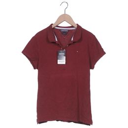 Tommy Hilfiger Damen Poloshirt, bordeaux, Gr. 42