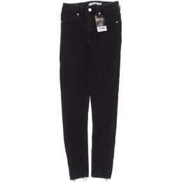 NA-KD Damen Jeans, schwarz, Gr. 34