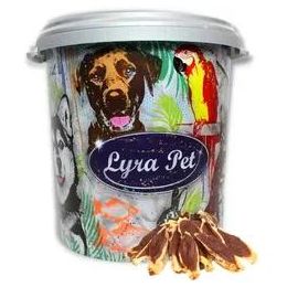 5 kg LYRA PET® Kaninchenohren gefüllt mit Ente in 30 L Tonne