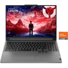 Lenovo Gaming-Notebook "Legion Slim 5 16ARP9" Notebooks Gr. 16 GB RAM 512 GB SSD, Ryzen 7, Windows 11 Home, grau (luna grey)