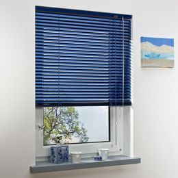 Bella Casa Aluminium-Jalousie, blau, 160 x 120 cm