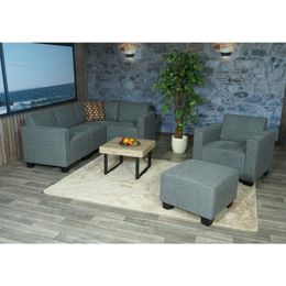 MCW Modular Sofa-System Couch-Garnitur Moncalieri 4-1-1, Stoff/Textil ~ grau