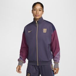 England Strike Away Nike Dri-FIT Fußballjacke für Damen - Lila