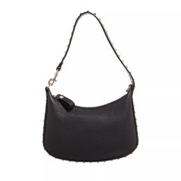 Valentino Garavani Hobo Bags - Mini Hobo Rockstud - Gr. unisize - in Schwarz - f&uuml;r Damen