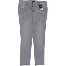 Ulla Popken Damen Jeans, grau, Gr. 42