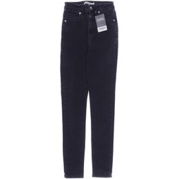 NA-KD Damen Jeans, schwarz, Gr. 34