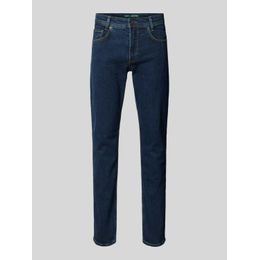 MAC Straight Fit Jeans im 5-Pocket-Design Modell 'ARNE'