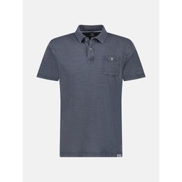 Lerros Poloshirt »Poloshirt in weicher, gewaschener Jerseyqualität« CLASSIC NAVY M M Verwaschene Optik