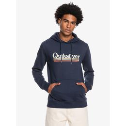 Quiksilver Kapuzensweatshirt »On The Line« Navy Blazer S S Stoff: Baumwolle ...
