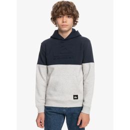 Quiksilver Kapuzensweatshirt &raquo;Emboss Block&laquo; Navy Blazer 14(155-164cm) 14(155-164cm) Stoff: Baumwoll- /Polyestergemisch [280 g/m2]