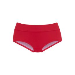 s.Oliver Bikini-Hotpants »Spain«, unifarben rouge 34 - N-Gr N-Gr 34 In trendigem Uni